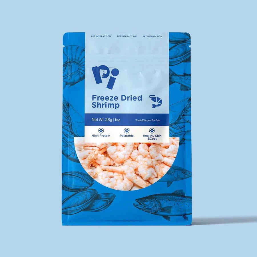 PI Pet Food – Freeze-Dried Shrimp – 28g – PETPLS